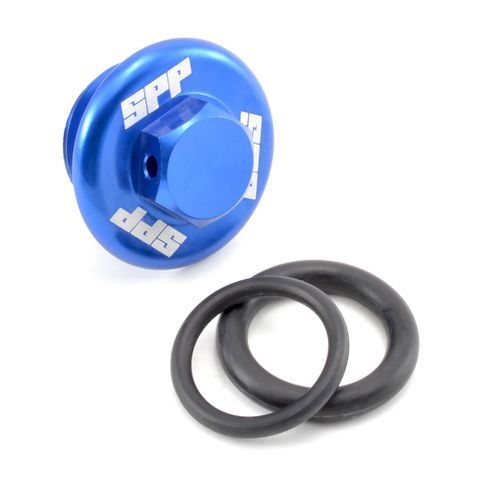 SPP Oil Filler Plug Various Honda Kawasaki Yamaha 85-450 Blue